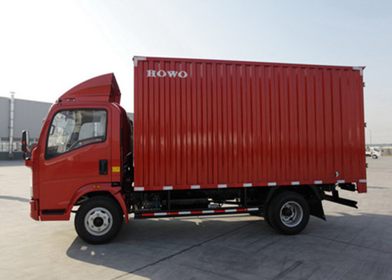 Left Hand Driving 5T Commercial Box Truck 84HP Diesel Engine LHD Steering