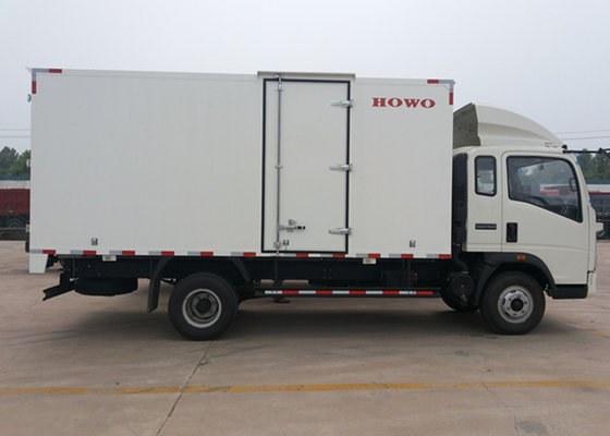 3360mm Wheelbase Mini Box Truck 110HP 7 Ton Loading 1880 Cab Single Sleeper