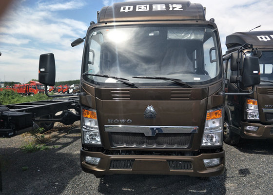 6 Wheels Mini Box Truck 84HP Diesel Engine With Grooved Box Euro 2 Emission
