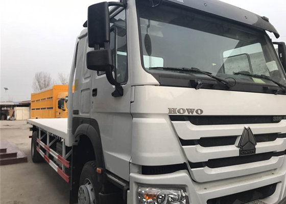 4x2 Commercial Flatbed Truck , RHD Drive Steering Heavy Duty Flatbed Truck