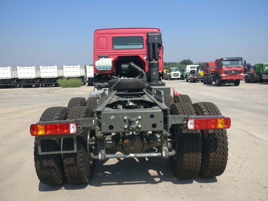 Transmisión manual del tri de los árboles del cargo del camión neumático pesado del chasis 80R22.5