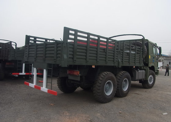 Heavy Army Transport Truck , 6x6 HW76 Cab One Sleeper Military Cargo Truck