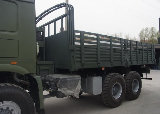Heavy Army Transport Truck , 6x6 HW76 Cab One Sleeper Military Cargo Truck