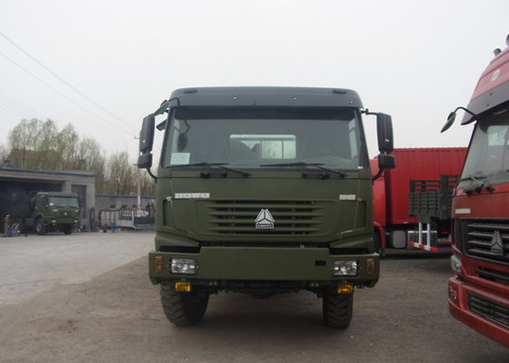 Heavy Army Transport Truck , 6x6 HW76 Cab One Sleeper Military Cargo Truck