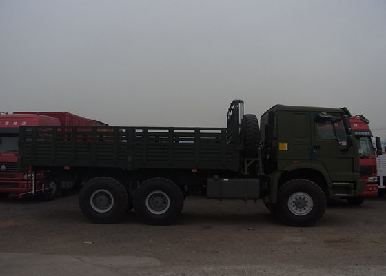 6x6 Driving Type Heavy Cargo Truck 290HP WD615.62 Engine Army Supply Truck