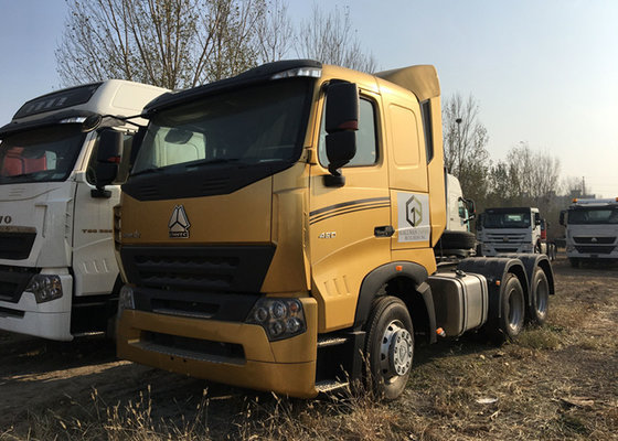 Durable HOWO A7 Tractor Truck , High Performance 420HP Tractor Head Truck For Logistics