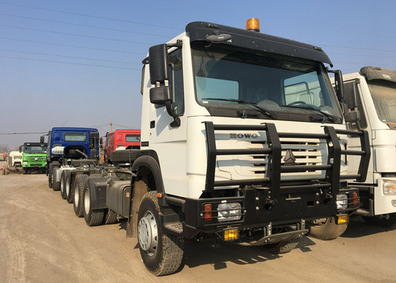 Diesel Prime Mover Truck 6X4 Driving Type 80R22.5 Radial Tire LHD Steering