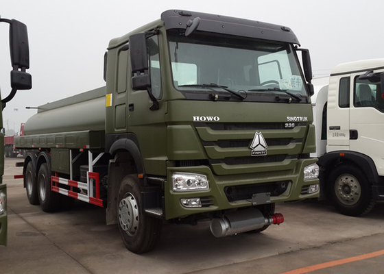 18CBM 6x4 Oil Tanker Truck HOWO HW76 Cab With One Bunk 12.00R20 Tire