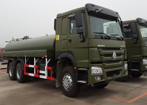 18CBM 6x4 Oil Tanker Truck HOWO HW76 Cab With One Bunk 12.00R20 Tire