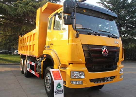 371HP Diesel Engine 15 Cubic Meter Dump Truck , Heavy Sinotruk HOWO Dump Truck