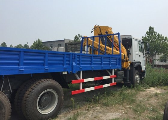 Le camion de la cargaison 12T a monté le type 10 moteur d'entraînement de la grue 6x4 de la roue 290HP
