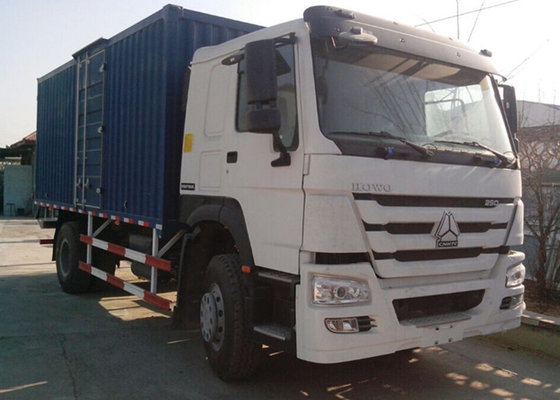 Heavy Duty Cargo Box Truck 80R22.5 Tire 6x4 Driving Type ZF8118 Left Driving