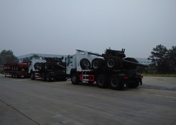 LHD Steering Log Loader Truck , 6x4 336HP Log Carrier Truck 75km/H Max Speed