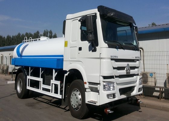 6 Wheel 266HP Water Bowser Truck , 4x2 HW76 Cab HOWO Water Transport Truck