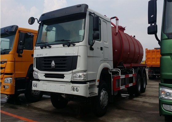 camion d'aspiration de vide de 6x4 16CBM, camion-citerne aspirateur d'aspiration d'eaux d'égout du pneu 12.00R20