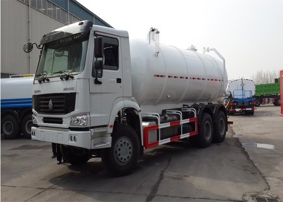 LHD / RHD Sewage Suction Truck 10 Wheels 336HP Engine Hydraulic System