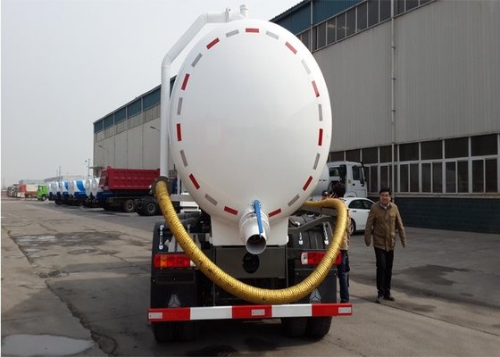 LHD / RHD Sewage Suction Truck 10 Wheels 336HP Engine Hydraulic System