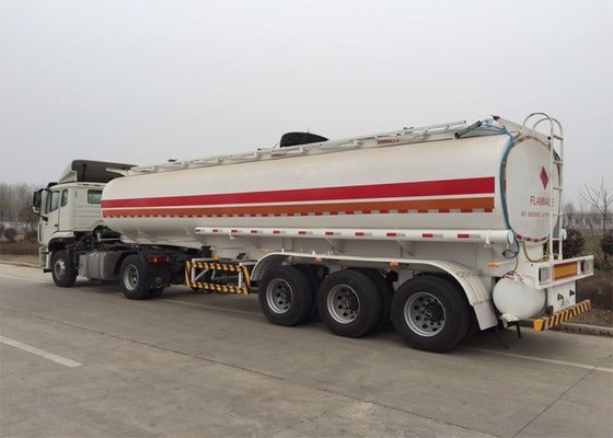 FUHW Brand Heavy Duty Semi Trailers With JOST 28T Leg Support 50 Ton Load