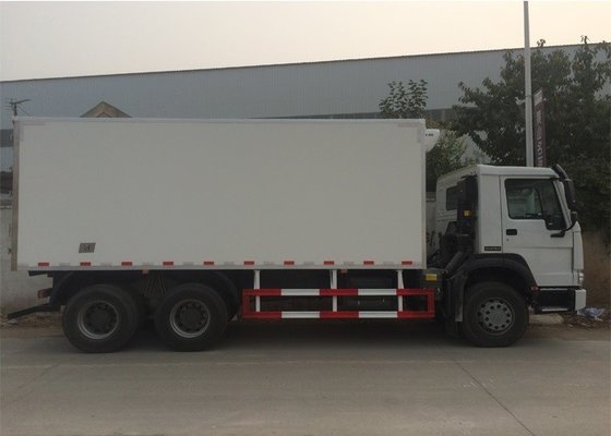 10 roues 6x4 ont frigorifié le poids de tare de la cabine 11000 de Howo 76 de camion de boîte