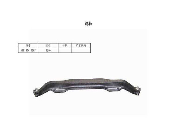 Pièce d'axe avant de camion des pièces de rechange AZ9100413007 de camion de SINOTRUK HOWO