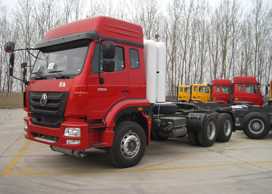 50 Ton Heavy Semi Truck Mover , CNG 371HP 3 Axle 6X4 Tractor Head Trucks
