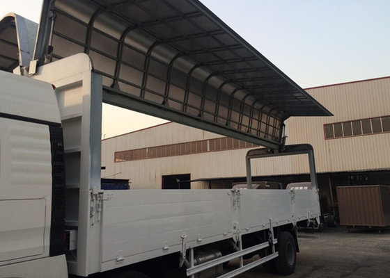6x4 Heavy Commercial Trucks Euro 2 Open Wing Van Truck For Logistics