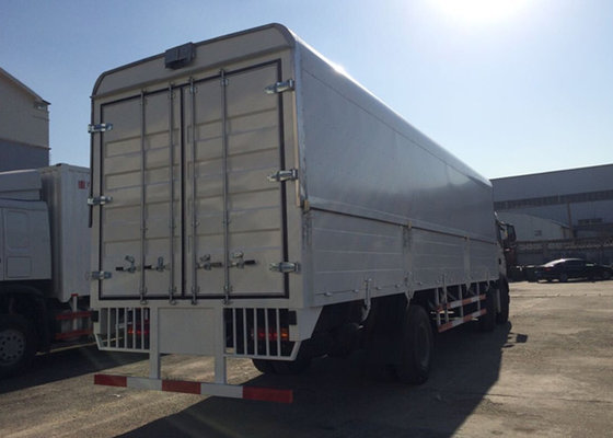 6x4 Heavy Commercial Trucks Euro 2 Open Wing Van Truck For Logistics