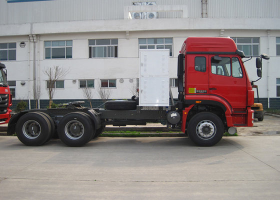 Three Axles Chassis For Trucks , Ten Wheels 336HP Dump Truck Chassis Euro 2 Emission