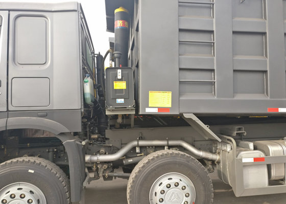 12 Wheeler Four Axles 50 Ton Heavy Dump Truck , Heavy Duty Tipper Trucks ZZ3317N3567A