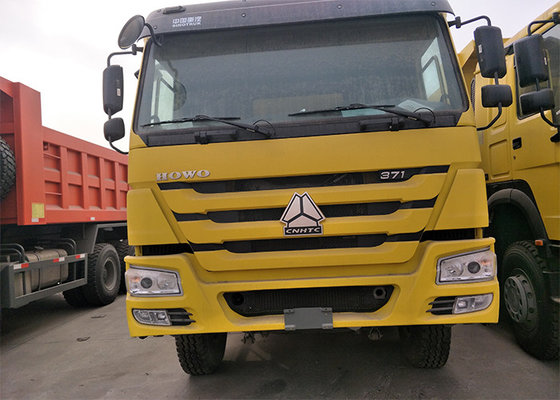 40 Ton Sinotruk Howo 6x4 Dump Truck , Yellow Color Heavy Duty Tipper Trucks