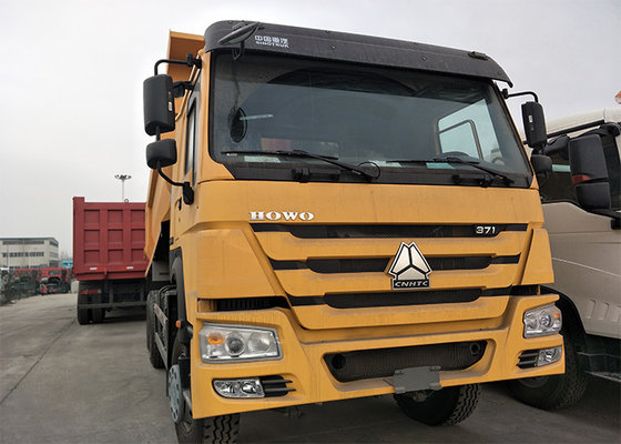 10 Tyres Heavy Dump Truck With ZF Steering Direction , 371HP Horse Power