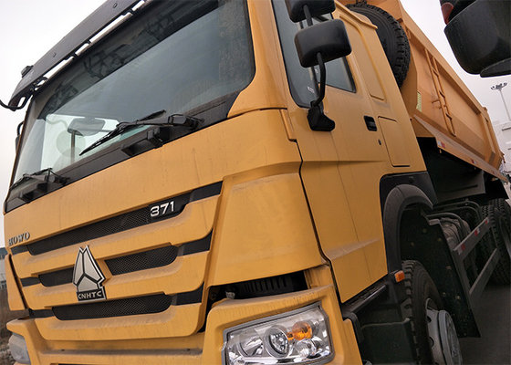 10 Tyres Heavy Dump Truck With ZF Steering Direction , 371HP Horse Power