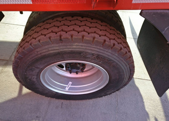 3 Ton Red Sinotruk Howo Cargo Truck , Light Duty Tipper Truck ZZ1047C2813C145
