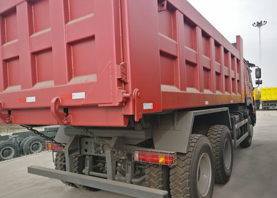 15 Cubic Meter 40 Ton Dump Truck / Tipper Truck WD615.47 371HP For Construction
