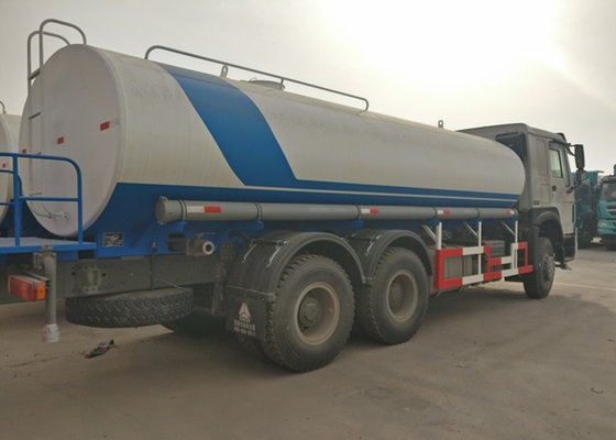 6*4 Water Carrier Truck , Commercial Water Truck 15-25CBM WD615.62 Engine
