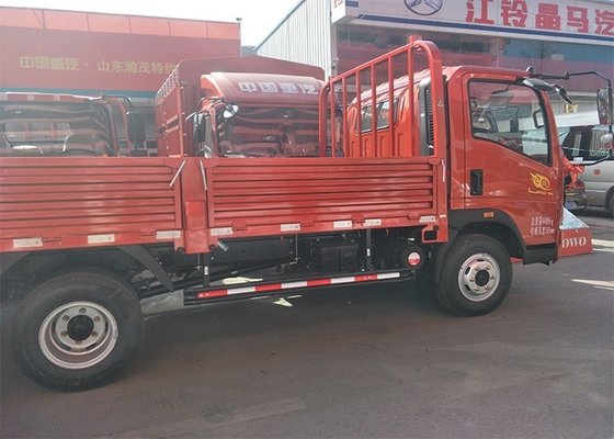 Red / White Mini Cargo Truck 4*2 With Yn4102qbzl Engine High Efficient