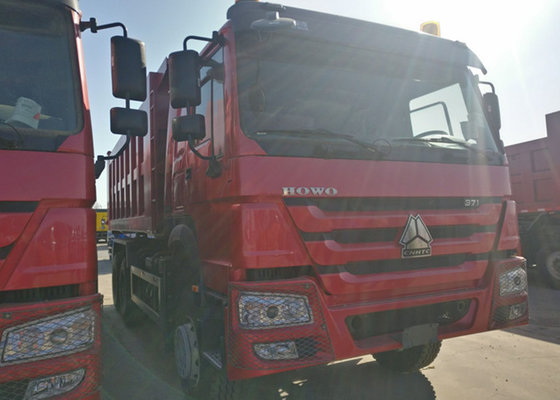 camión volquete pesado de 6x4 HOWO, camión de volquete 371HP para el transporte de la grava