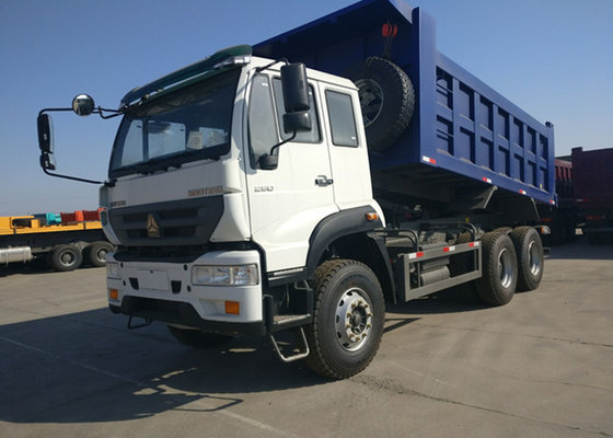 Camions commerciaux lourds de 40 tonnes blancs et prince d'or bleu de Sinotruk