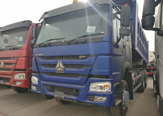 10 Wheels Blue HOWO Heavy Dump Truck 336HP Tipper Truck 315/80R22.5 Tire