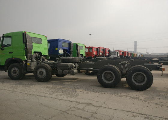 Dislocación pesada del chasis 371HP 9.726L del camión volquete de Sinotruk HOWO del euro 2