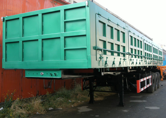 50t china famous heavy duty semi dump trailers for sand transportation