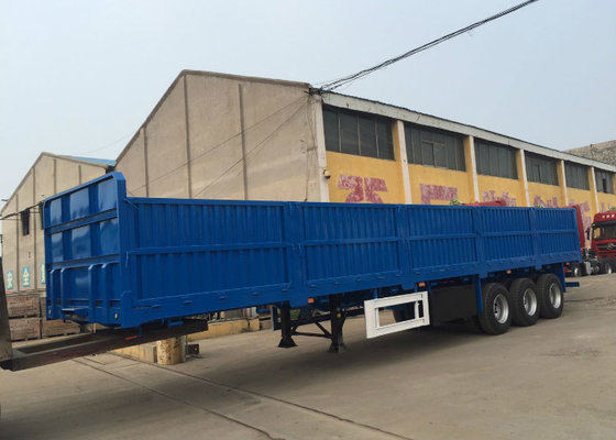 Mn Steel Heavy Duty Tipper Semi Trailer With 28T Landing Leg Semi Low Bed Trailer