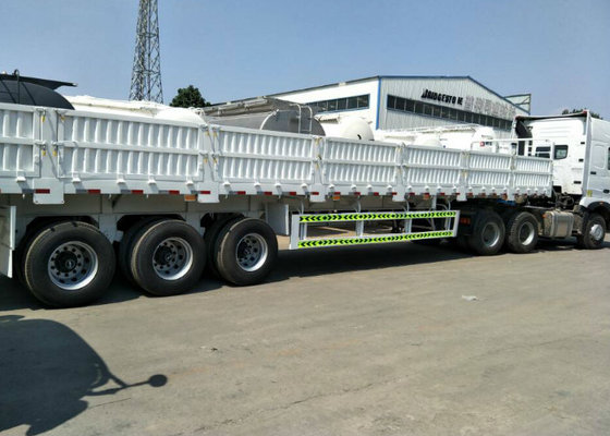 Mn Steel Heavy Duty Tipper Semi Trailer With 28T Landing Leg Semi Low Bed Trailer