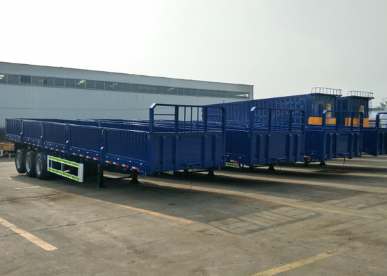Mn Steel Heavy Duty Tipper Semi Trailer With 28T Landing Leg Semi Low Bed Trailer