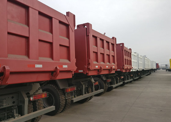 Mining Industry Heavy Dump Truck / Sinotruk Howo Dump Truck 336HP 6X4 RHD 30 Ton