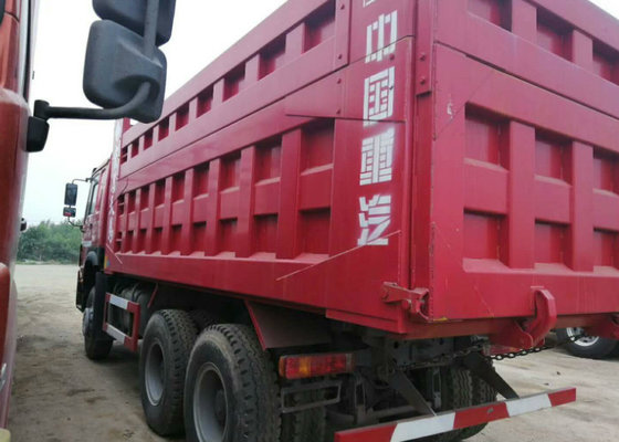 Industrial Dump Truck Heavy Duty / Sand Dump Truck With 12.00R20 Tyres