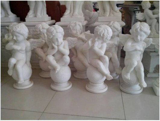 Carving Stone Statue Marble Sculpture for Garden Decoration