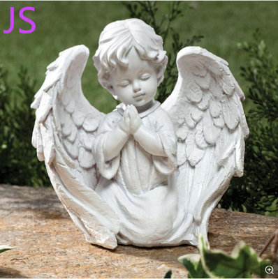 Hand Carved Emulational Little Angel Statues Marble Angel Sculptures