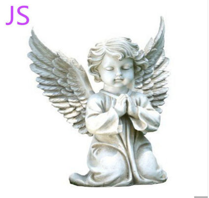 Custom Designed White Marble Angel Sculpture