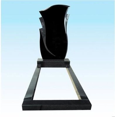 Black Granite Tombstone